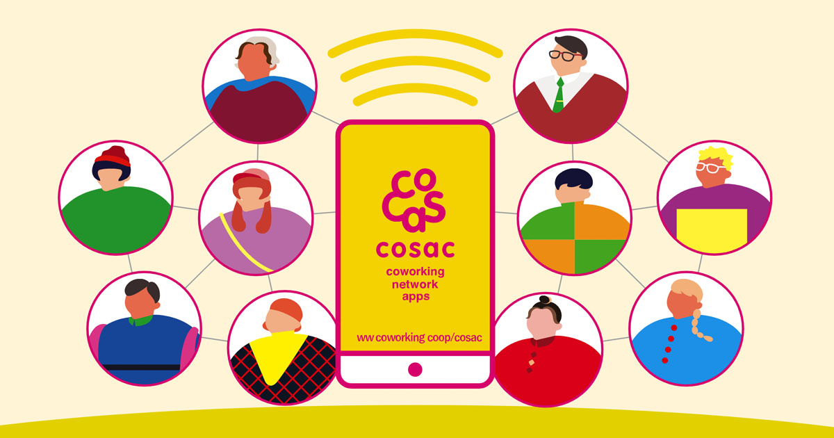 cosac（Coworking network apps）｜コワーカーの小さな行動が、コワーキングの新たな経済圏を作る。 – cosacはコ ...